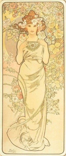 The Flowers: Rose - Browse Works - Gallery - Mucha Foundation