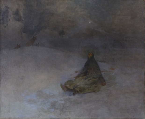Study for 'Woman in the Wilderness' - - Browse Works - Gallery - Mucha ...