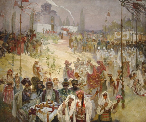 'The Slav Epic' cycle No.6: Tsar Štěpán Dušan. The Slavic Code of Law ...