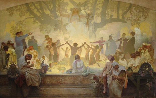 'The Slav Epic' cycle No.18: Oath of the "Youth" under the Slav Linden ...
